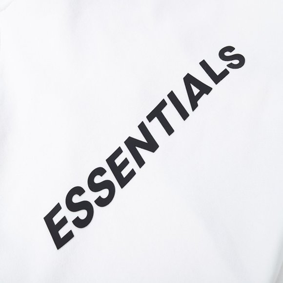 Fear of God | Shirts | Fear Of God Essentials Fleece Zip White Hoodie ...